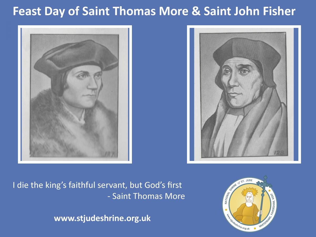 Happy Feast Day of Saint Thomas More and Saint John Fisher | National ...
